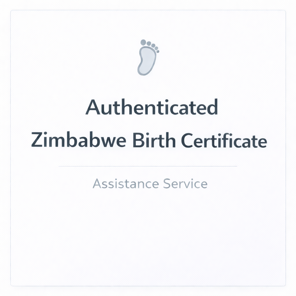 Zimbabwe Birth Certificate – MFAIT Authentication Assistance – Civil ...
